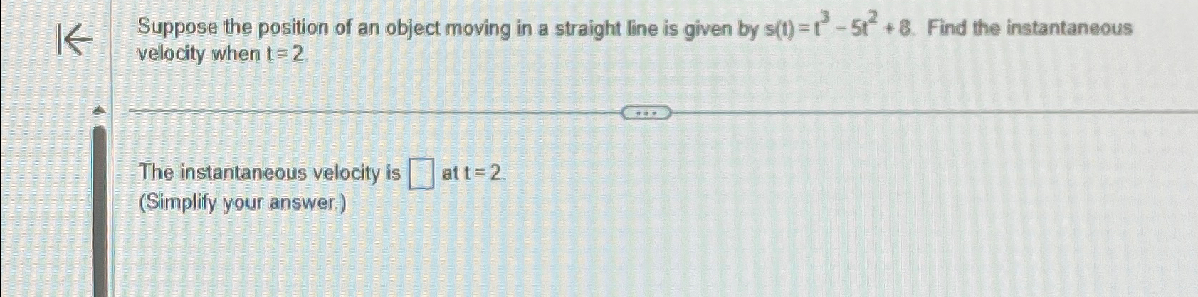Solved Suppose the position of an object moving in a | Chegg.com