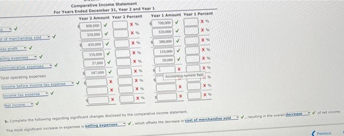 Solved \begin{tabular}{lrr} & Year 2 & Year 1 \\ \hline | Chegg.com