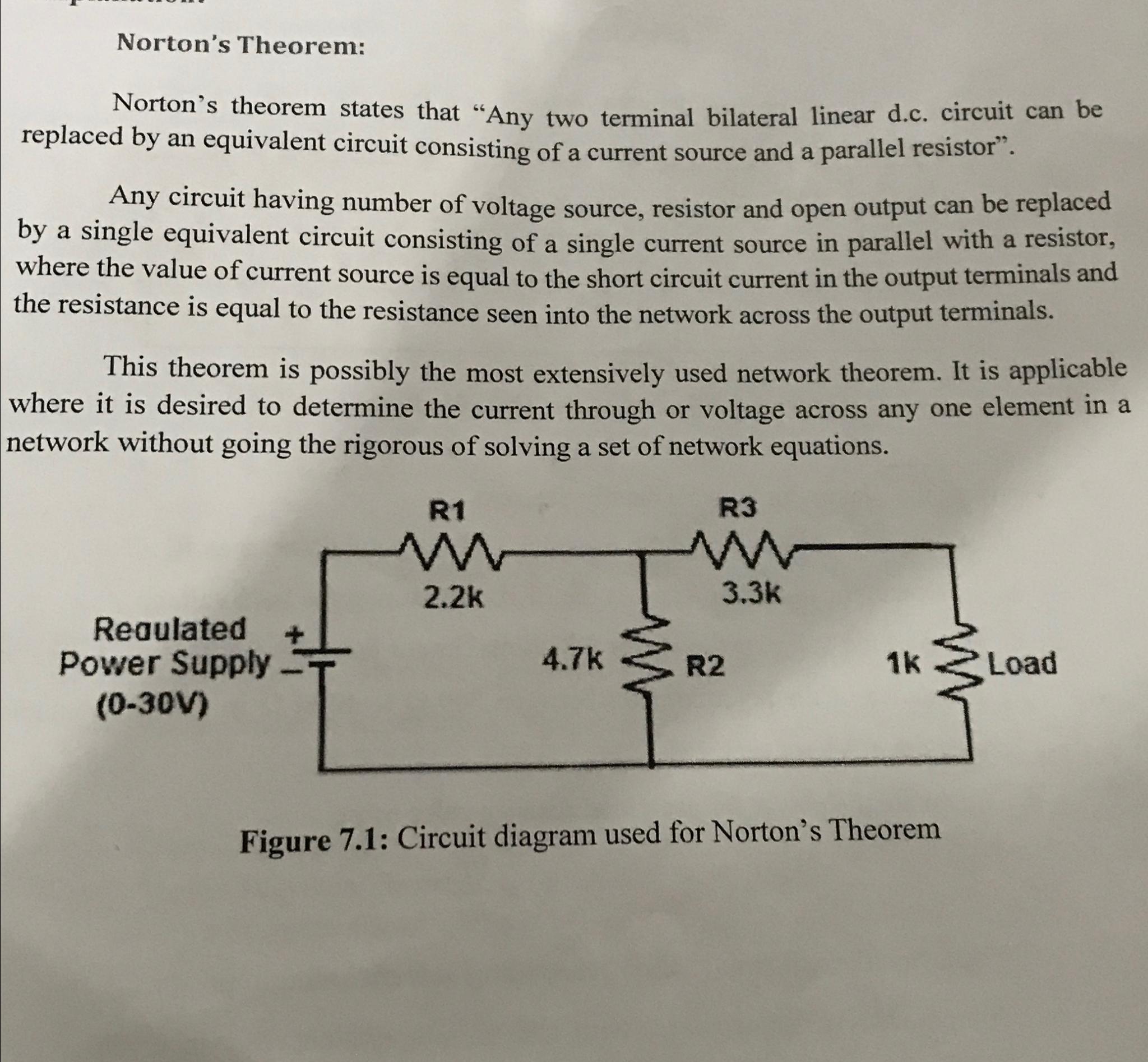 Solved Theoretically find the Norton equvialent Circuit in | Chegg.com