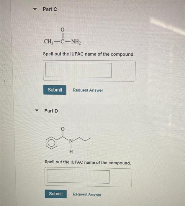 Solved Spell out the IUPAC name of the compound. Part B | Chegg.com