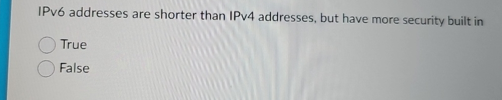 Solved IPv6 ﻿addresses are shorter than IPv4 ﻿addresses, but | Chegg.com