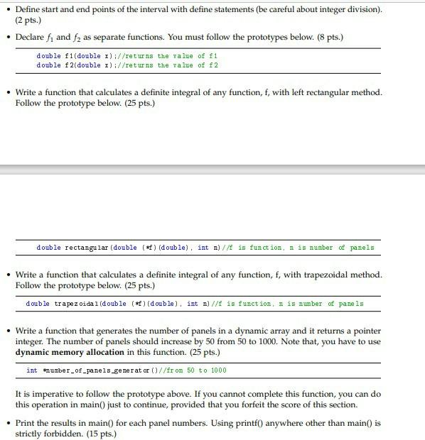 Solved In this lab, integration of two different functions | Chegg.com