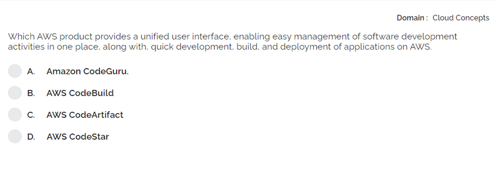 Solved Which AWS product provides a unified user interface, | Chegg.com