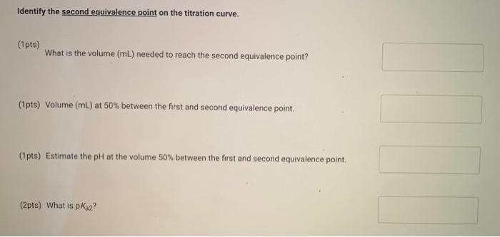 Solved Amino Acid TitrationIdentify the first equivalence | Chegg.com