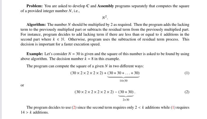 Solved Problem: You are asked to develop C and Assembly | Chegg.com