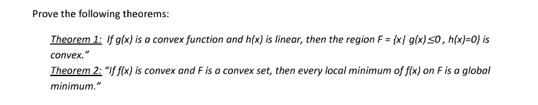 Solved Prove the following theorems:Theorem 1: If g(x) ﻿is a | Chegg.com