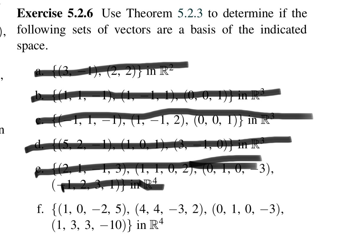 Solved Theorem 5.2.3 ﻿The following are equivalent for an | Chegg.com