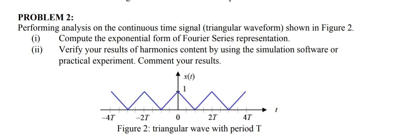 [Solved]: PROBLEM 2: Performing analysis on the co