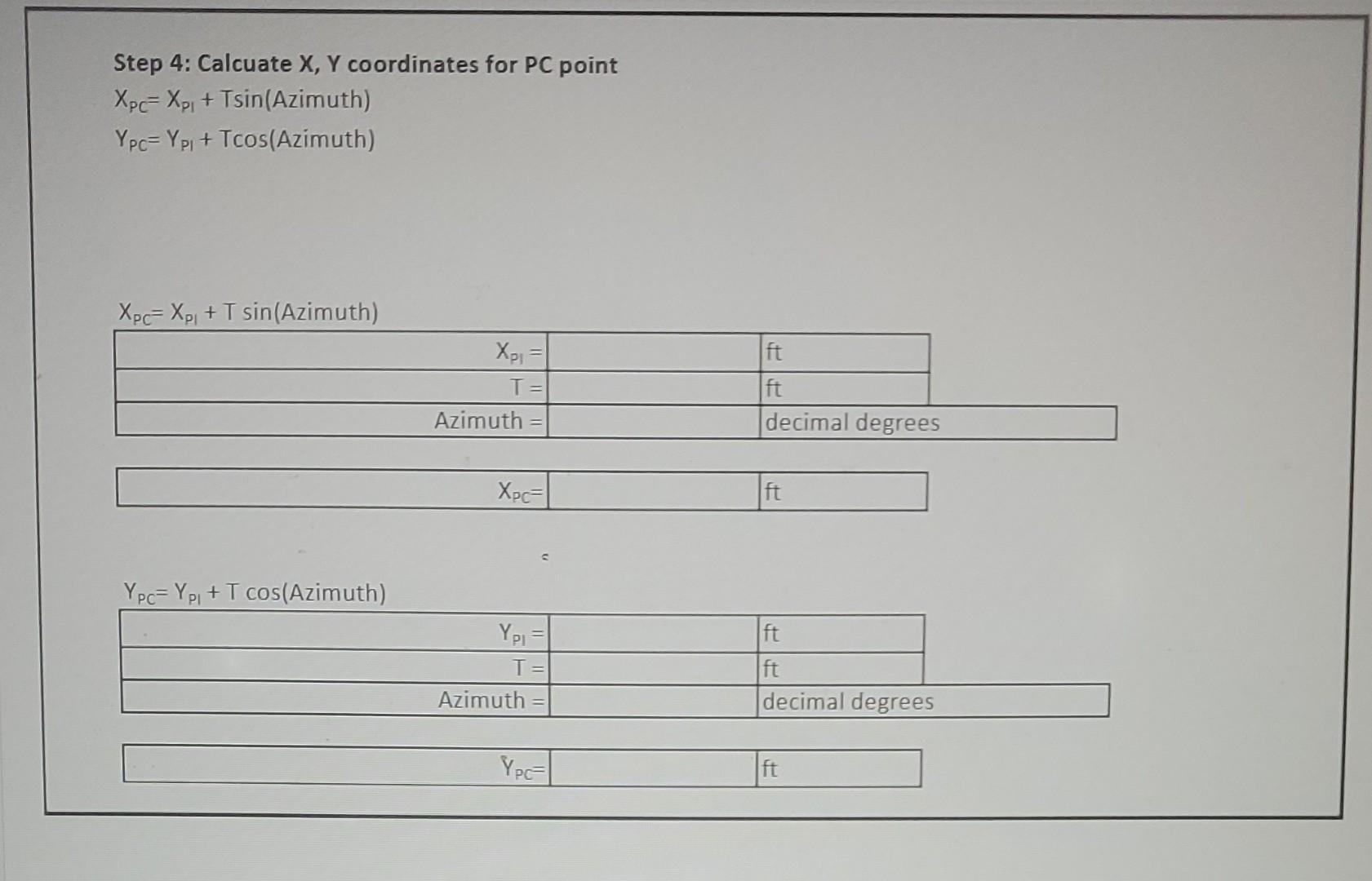 Two tangents intersect at a pi station of 6+15.00 | Chegg.com