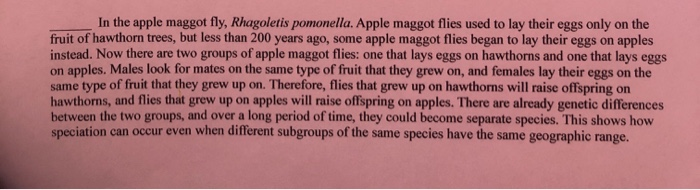Solved What type of speciation is this?A. Allopatric | Chegg.com Solved What type of speciation is this?A. Allopatric | Chegg.com