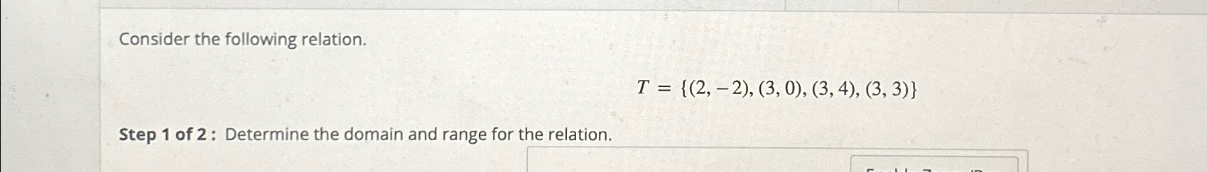 Solved Consider the following | Chegg.com
