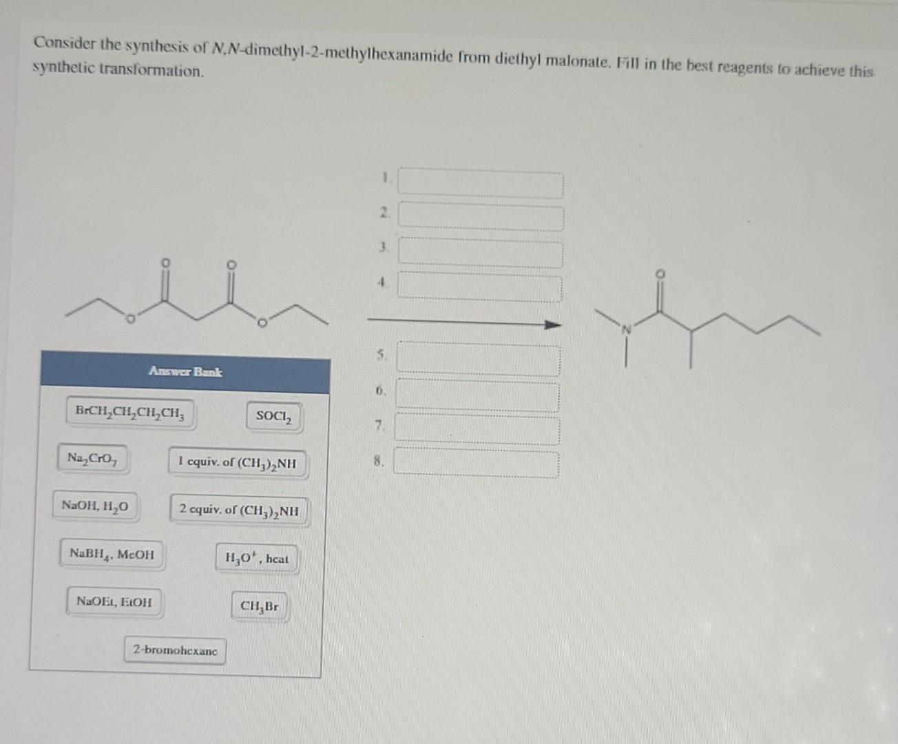 Solved Consider the synthesis of | Chegg.com