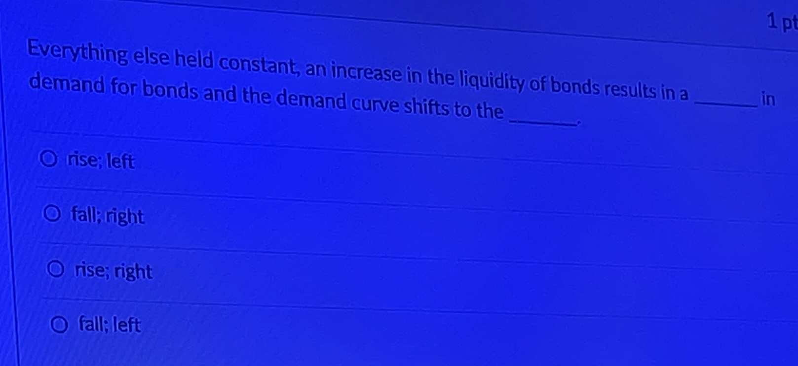 Solved Everything else held constant, an increase in the | Chegg.com