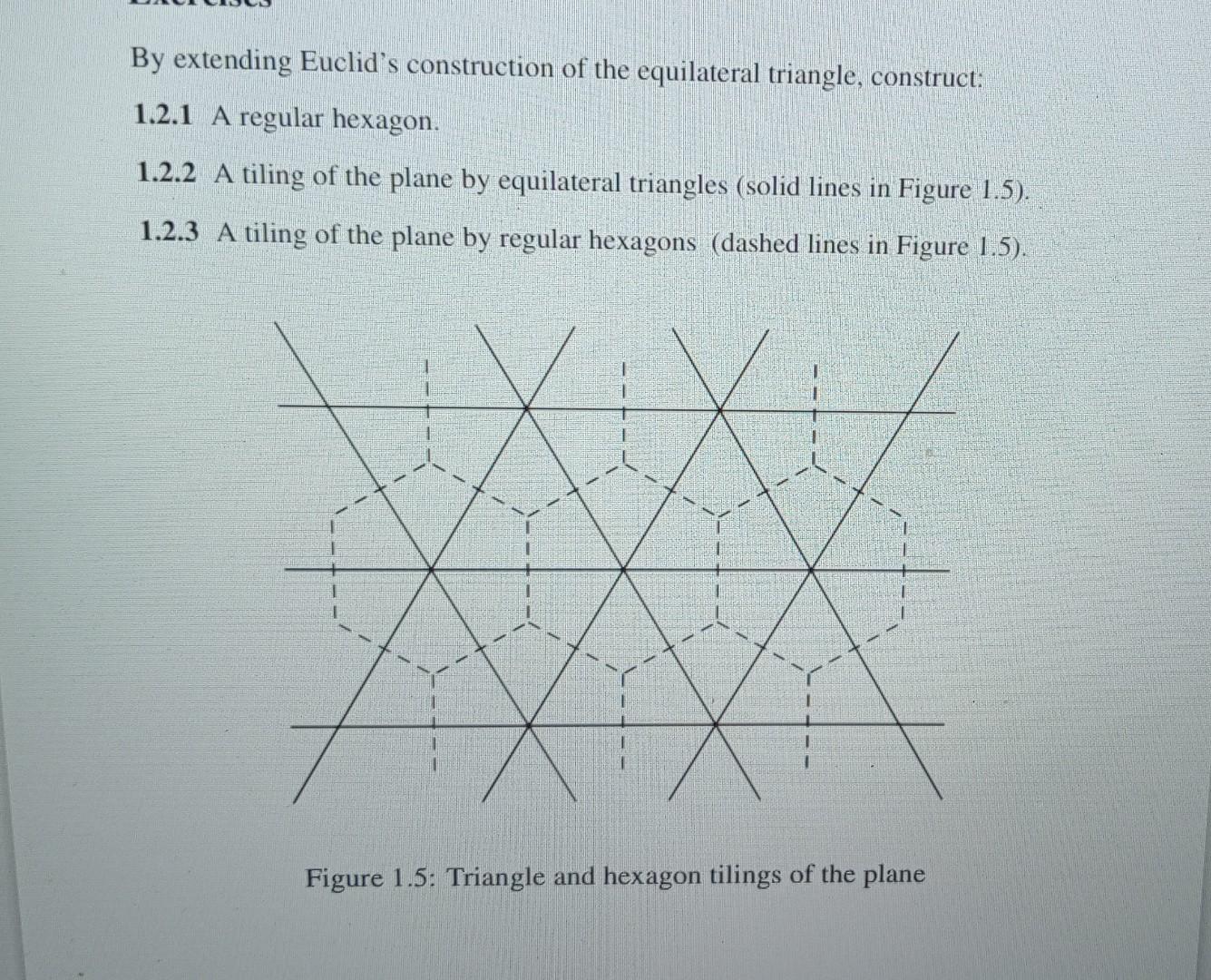 Solved By extending Euclid's construction of the equilateral | Chegg.com