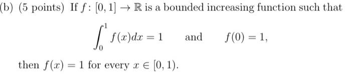 Solved AnalysisProve the statement or find a counterexample | Chegg.com