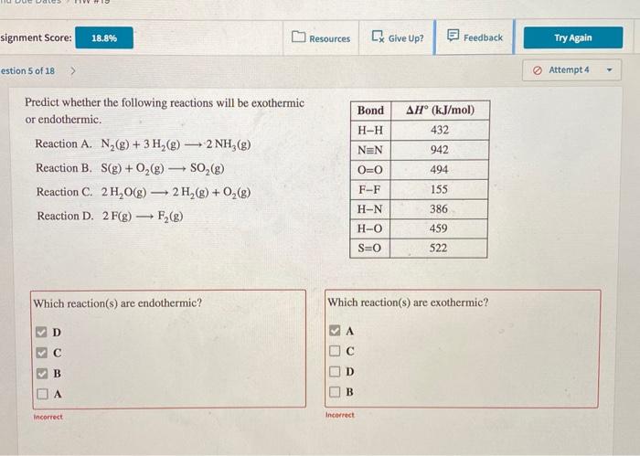 Solved signment Score: 18.8% Resources [ Give Up? Feedback | Chegg.com