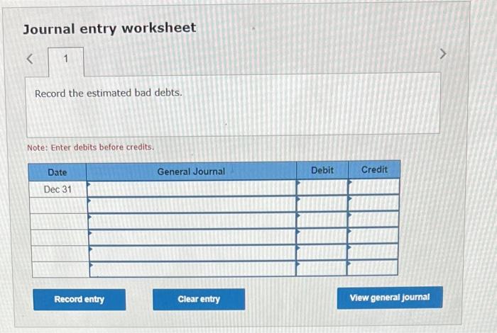 Solved Problem 7.3A Aging accounts receivable and accounting | Chegg.com