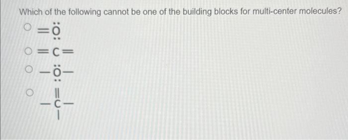 Solved Which of the following cannot be one of the building | Chegg.com