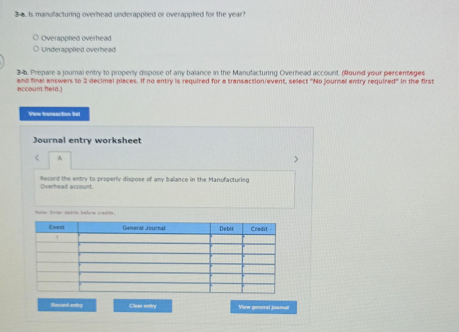 Solved 2. Prepare T-accounts for Inventorles, Manufacturing | Chegg.com