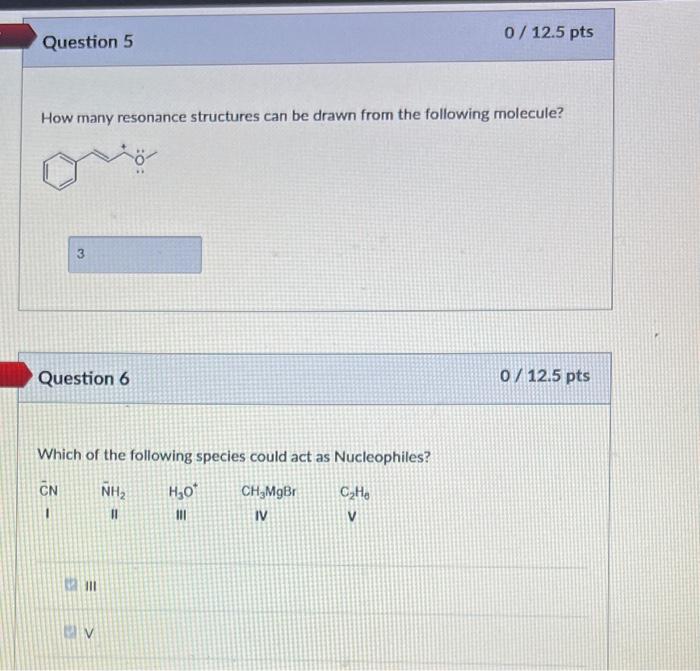Solved How many resonance structures can be drawn from the | Chegg.com
