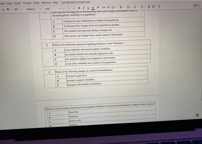 Solved Edit View Insert Format Tools Add-ons Help Last edit | Chegg.com