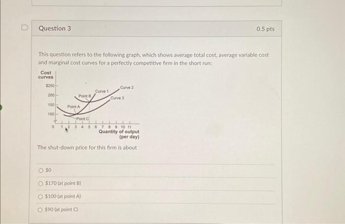 Solved D Question 3 This question refers to the following | Chegg.com