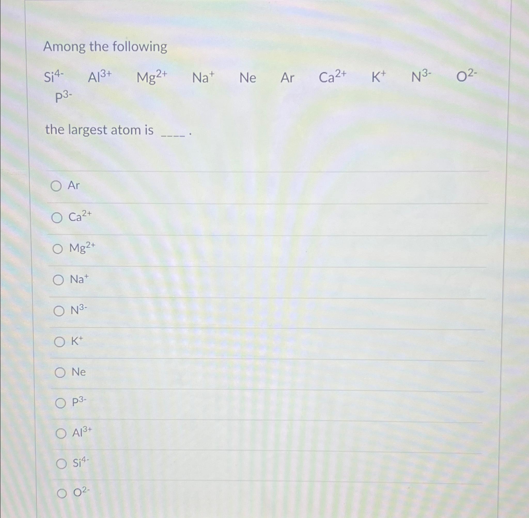 Solved Among the | Chegg.com