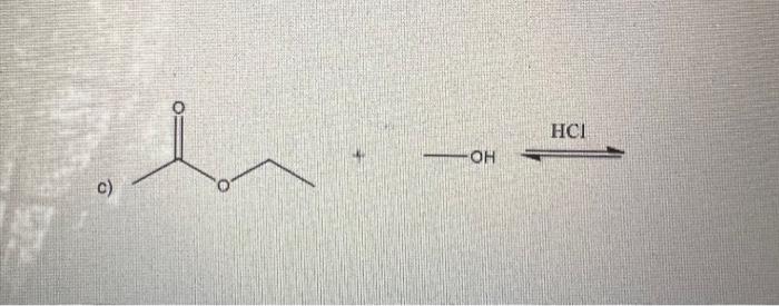 Solved c) HCl 4. OH | Chegg.com