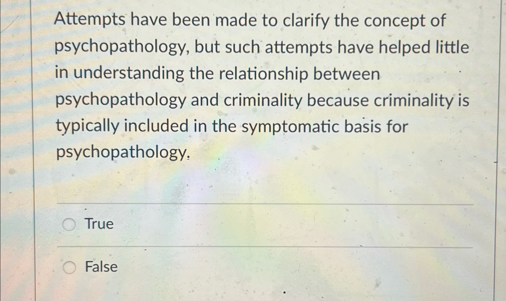 Solved Attempts have been made to clarify the concept of | Chegg.com