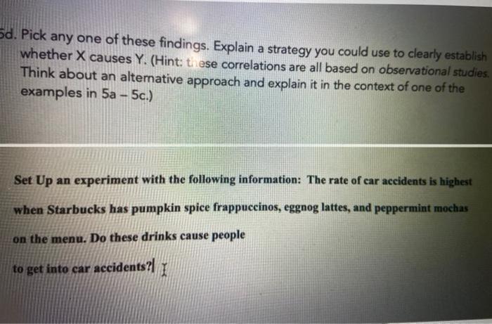 Solved 5d. Pick any one of these findings. Explain a | Chegg.com