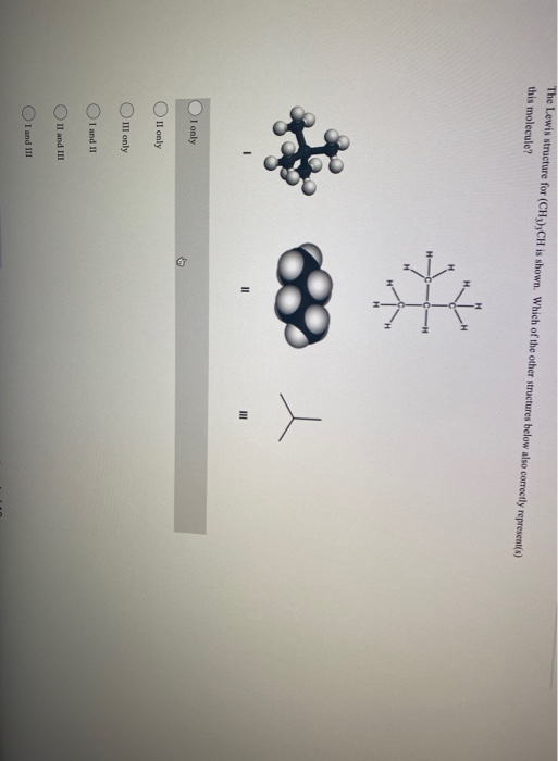 Solved The Lewis structure for (CH), CH is shown. Which of | Chegg.com