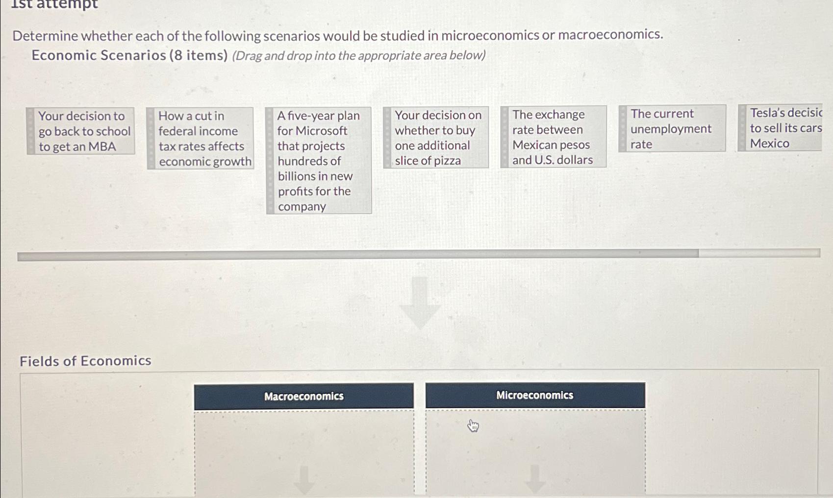 Solved Determine whether each of the following scenarios | Chegg.com