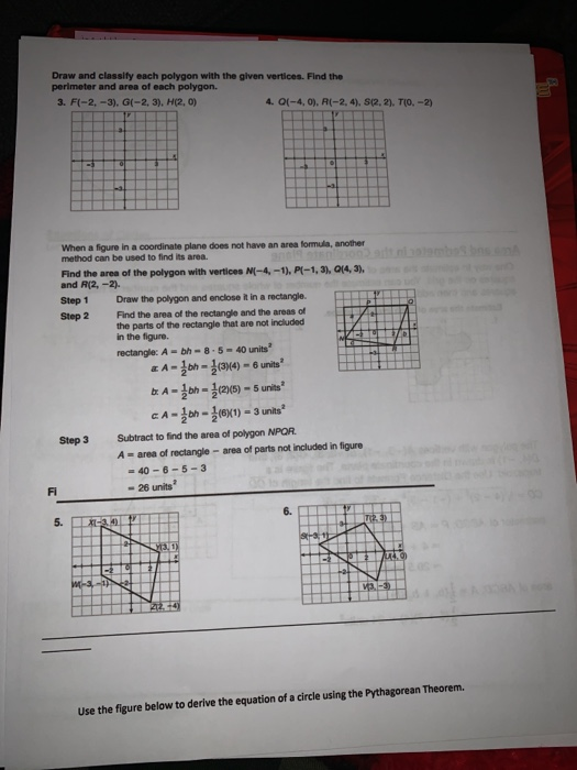 Solved Name: Geometry - Unit 5 Packet ) use the | Chegg.com