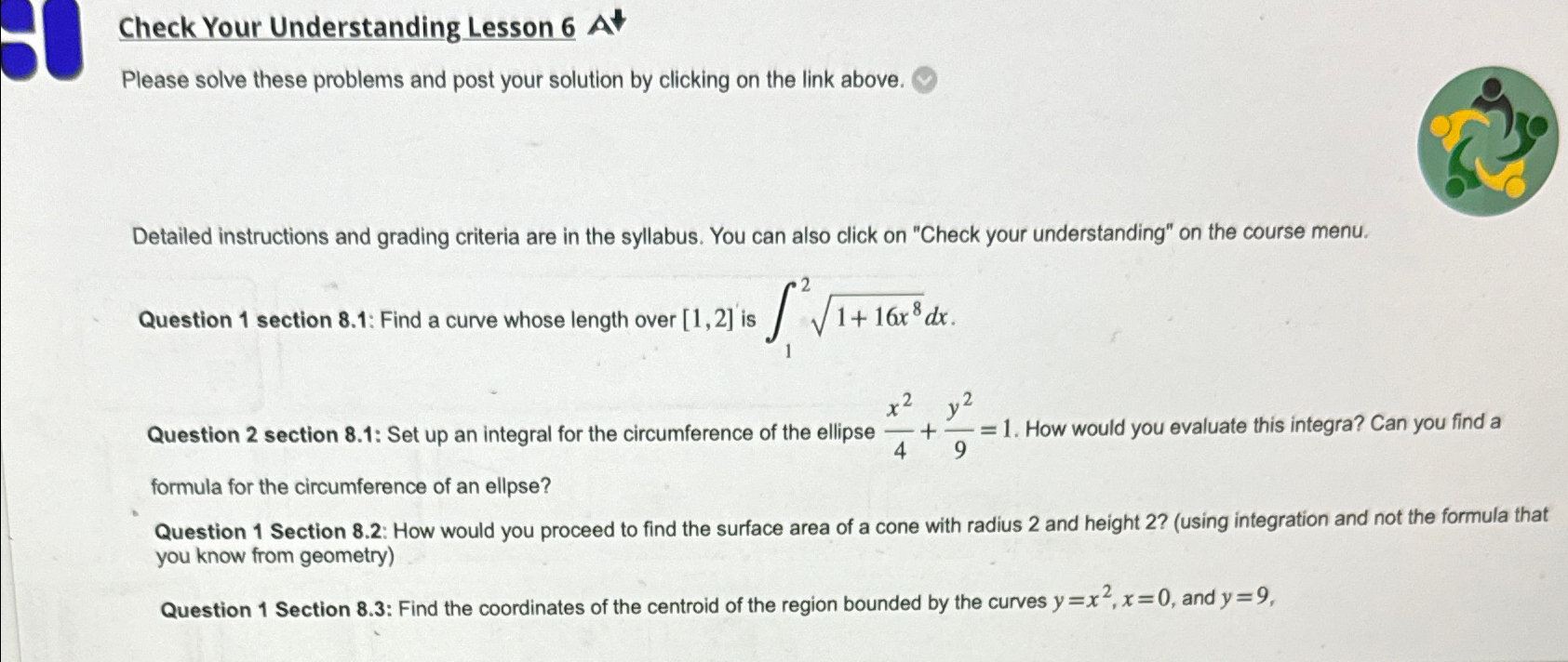 Solved Check Your Understanding Lesson 6 ﻿APlease solve | Chegg.com