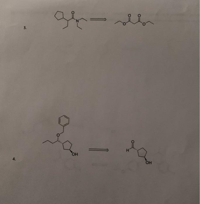Solved Complete five syntheses; 4 pts possible for each | Chegg.com Solved Complete five syntheses; 4 pts possible for each | Chegg.com