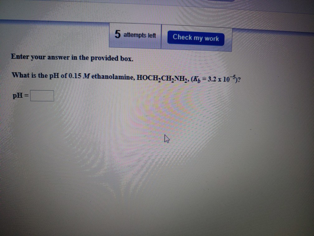 Solved 5 attempts left Check my work Enter your answer in | Chegg.com