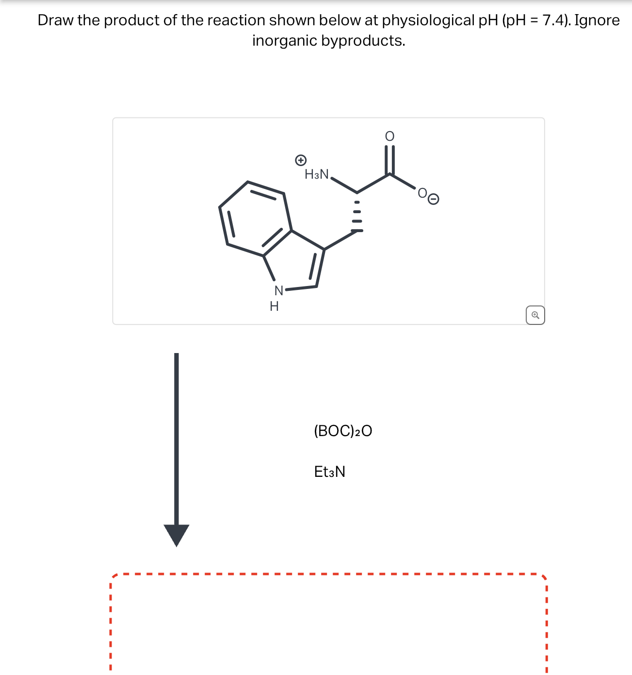 Solved Draw the product of the reaction shown below at | Chegg.com