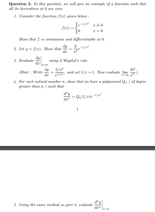 Solved 1. ﻿Give an example of a function with a vertical | Chegg.com