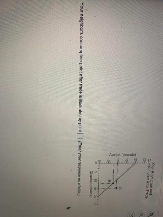 Solved Your Production and Consumption After Trade Your | Chegg.com