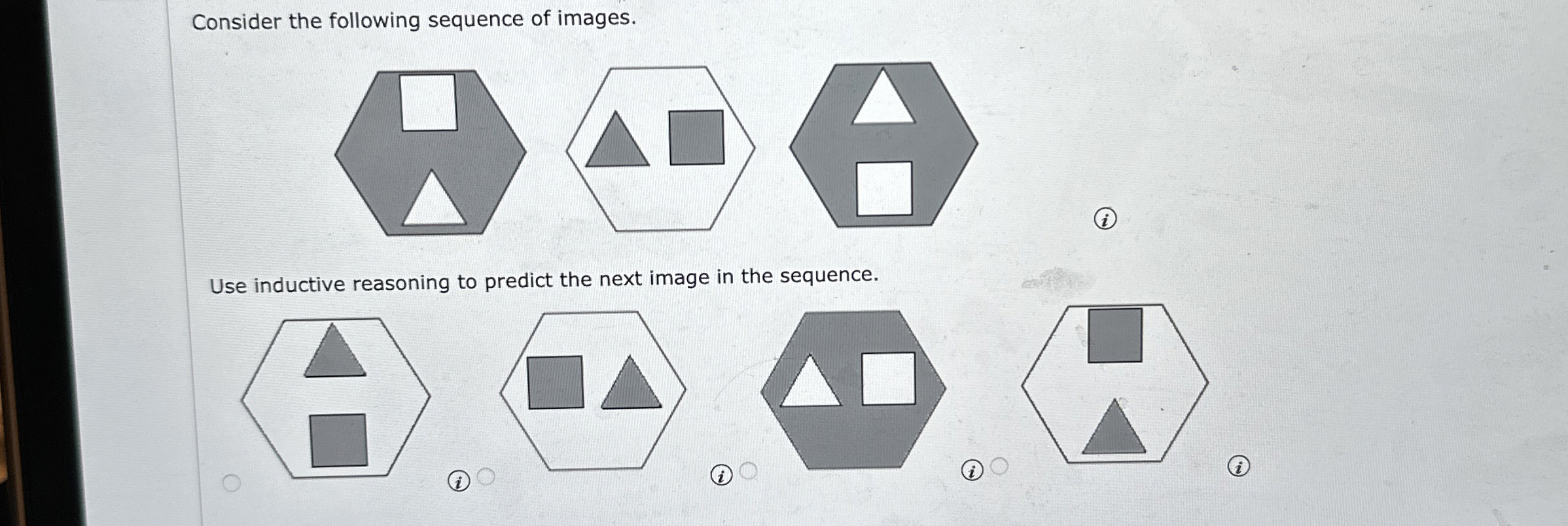 Solved Consider the following sequence of images.(i)Use | Chegg.com