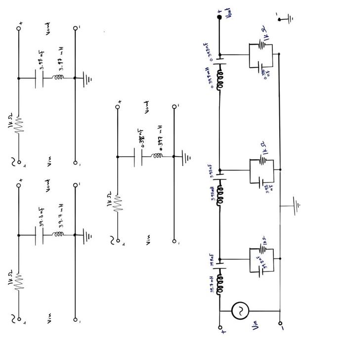 Solved simulate the following passive notch filter design | Chegg.com