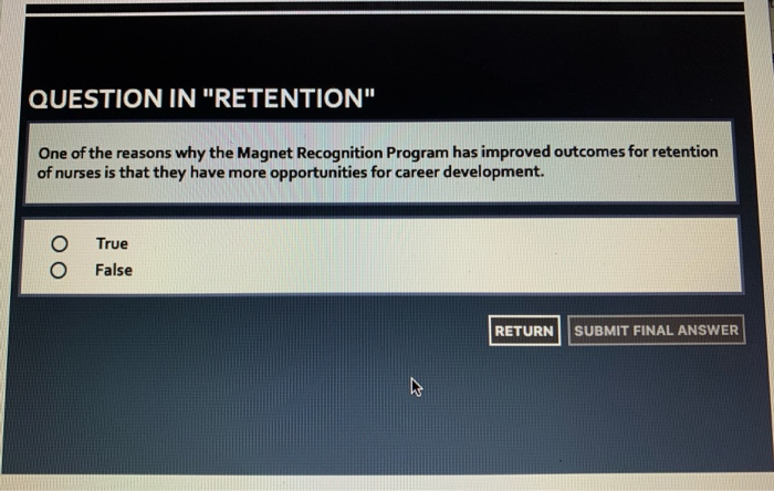 Solved QUESTION IN "RETENTION" Which of the following is not | Chegg.com