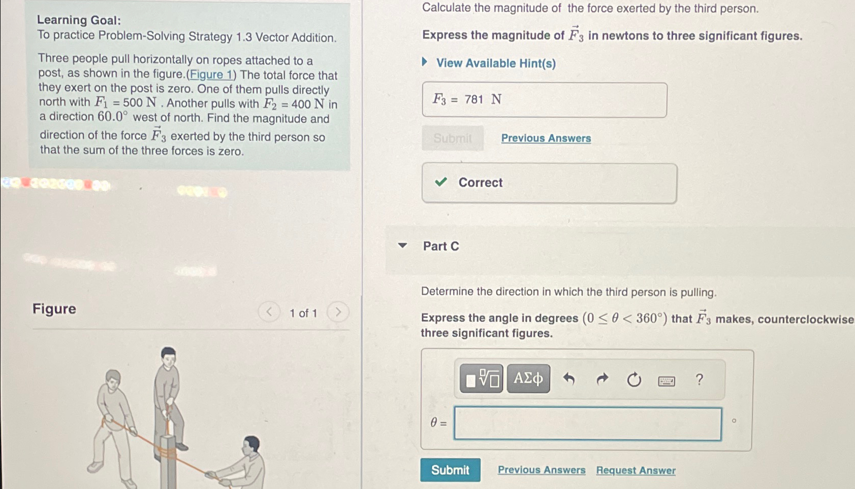Solved Learning Goal:To practice Problem-Solving Strategy | Chegg.com