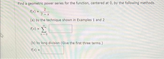 Solved f(x)=7−x2 (a) by the technique shown in Examples 1 | Chegg.com