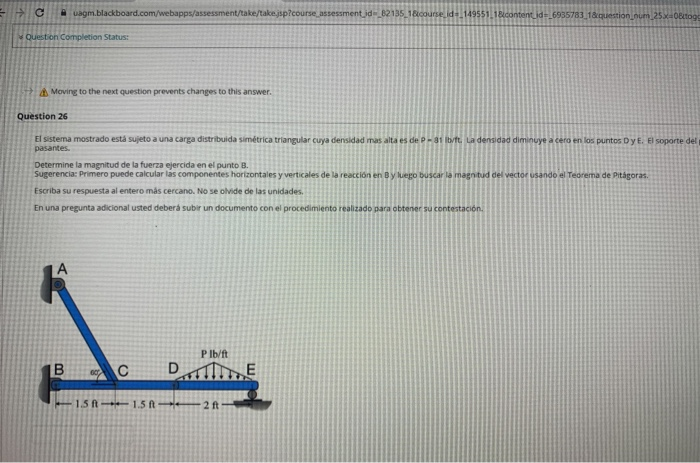 Solved The system shown is subject to a triangular symmetric | Chegg.com