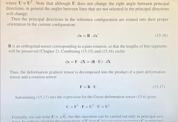 Solved 15.3 The motion of a continuum is given by | Chegg.com