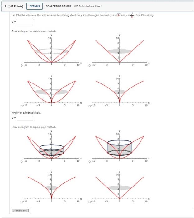 Solved DETAILS 2. [-/1 points) SCALCETSM 6.3.008.03 | Chegg.com Solved DETAILS 2. [-/1 points) SCALCETSM 6.3.008.03 | Chegg.com