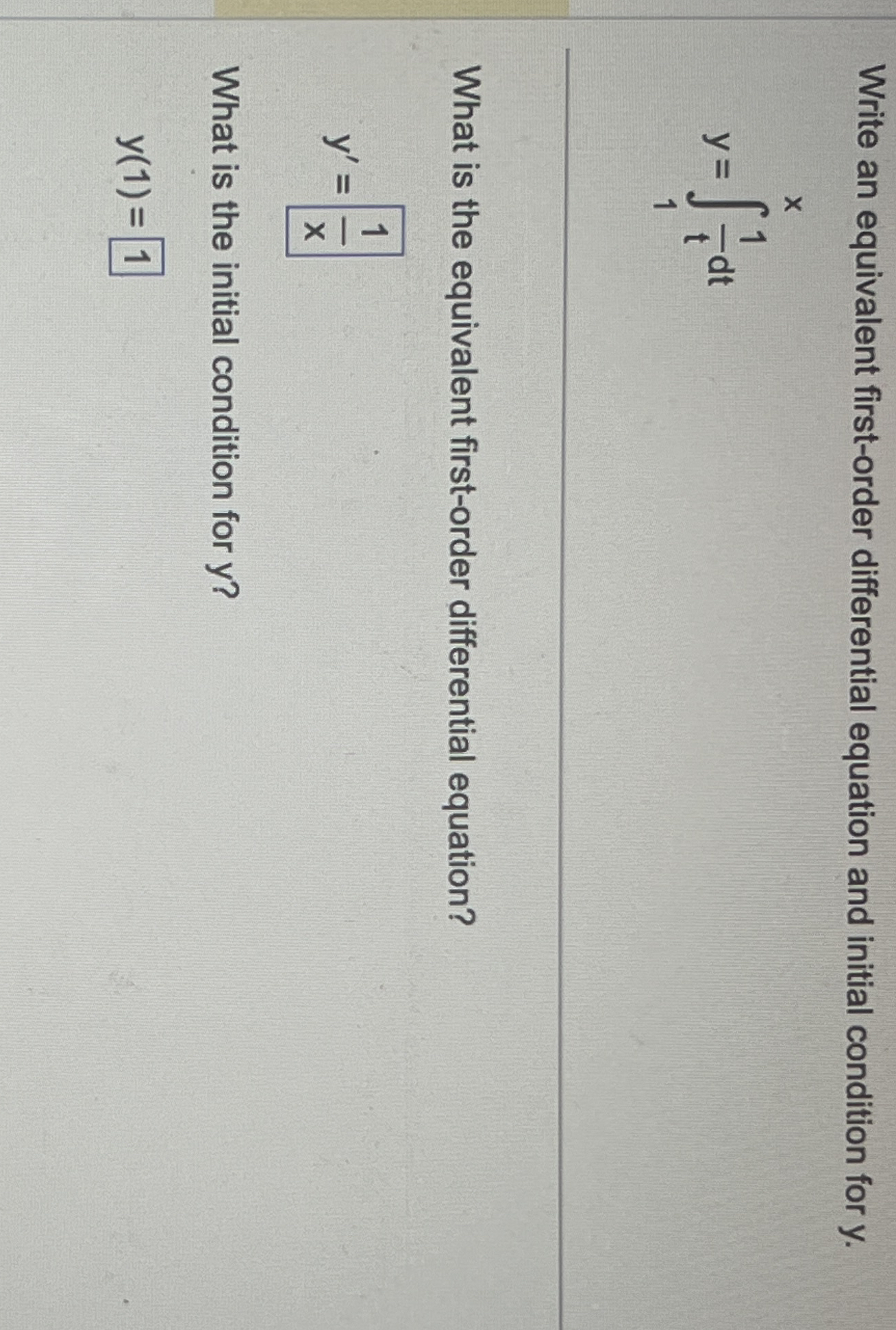 Solved Write an equivalent first-order differential equation | Chegg.com