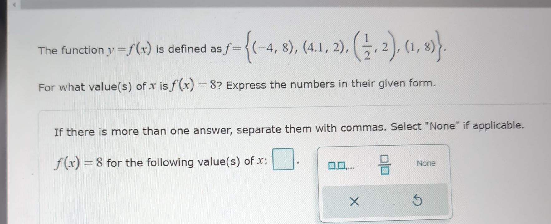 Solved The function y=f(x) ﻿is defined as | Chegg.com