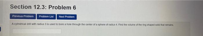 Solved Section 12.3: Problem 6 Previous Problem Problem List | Chegg.com